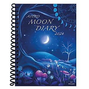 MOON DIARY 2024 Datebook Calendar Personal Organiser (EST - Eastern Time)