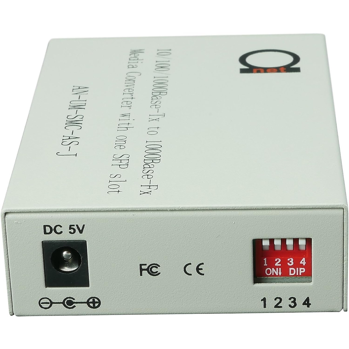 Multimode LC 850 nm Gigabit Fiber Media Converter - Includes SFP 550 m (0.34 Miles) LC – to UTP Cat5e Cat6 10/100/1000 RJ-45 – Auto Sensing Gigabit or Fast Ethernet Speed - Jumbo Frame - LLF Support