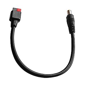 AJDPOI 8mm Adapter to 45A Connector 14 AWG Cable 45A Connector to DC 8mm Adapter Extension Cord for Solar Panel RV Goal Zero Yet,Compatible with Anderson - 1Ft/30cm