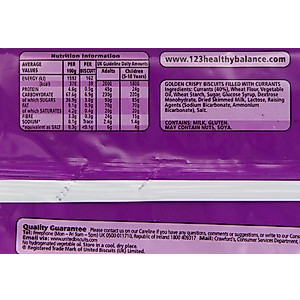 Crawfords Garibaldi Biscuits, 100 Gram (Pack of 12)