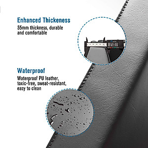 RitFit Upgraded Folding Exercise Mat, 2 Inch Thick Gymnastics Mat 3’x6’,4’x8’,4x10’ with Carrying Handles for Yoga, MMA, Stretching, Core Workouts and Home Gym Protective Flooring