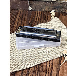Custom Engraved Personalized Stainless Steel Playing Harmonica