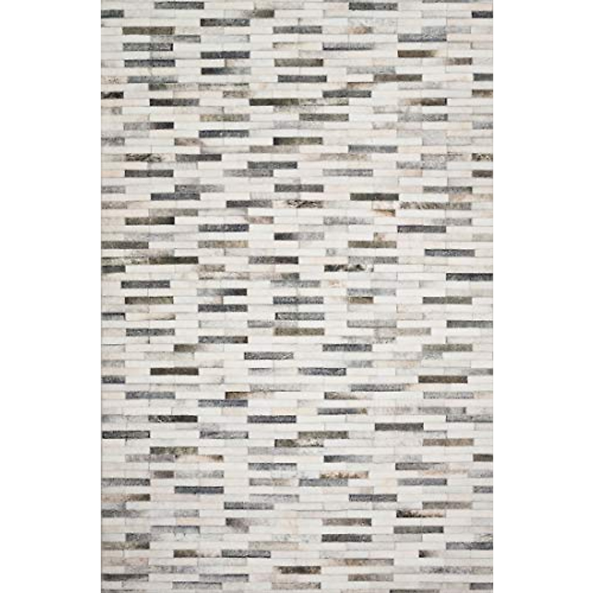 Loloi II Maddox Collection MAD-01 Ivory/Grey, Contemporary 7'-6" x 9'-6" Area Rug