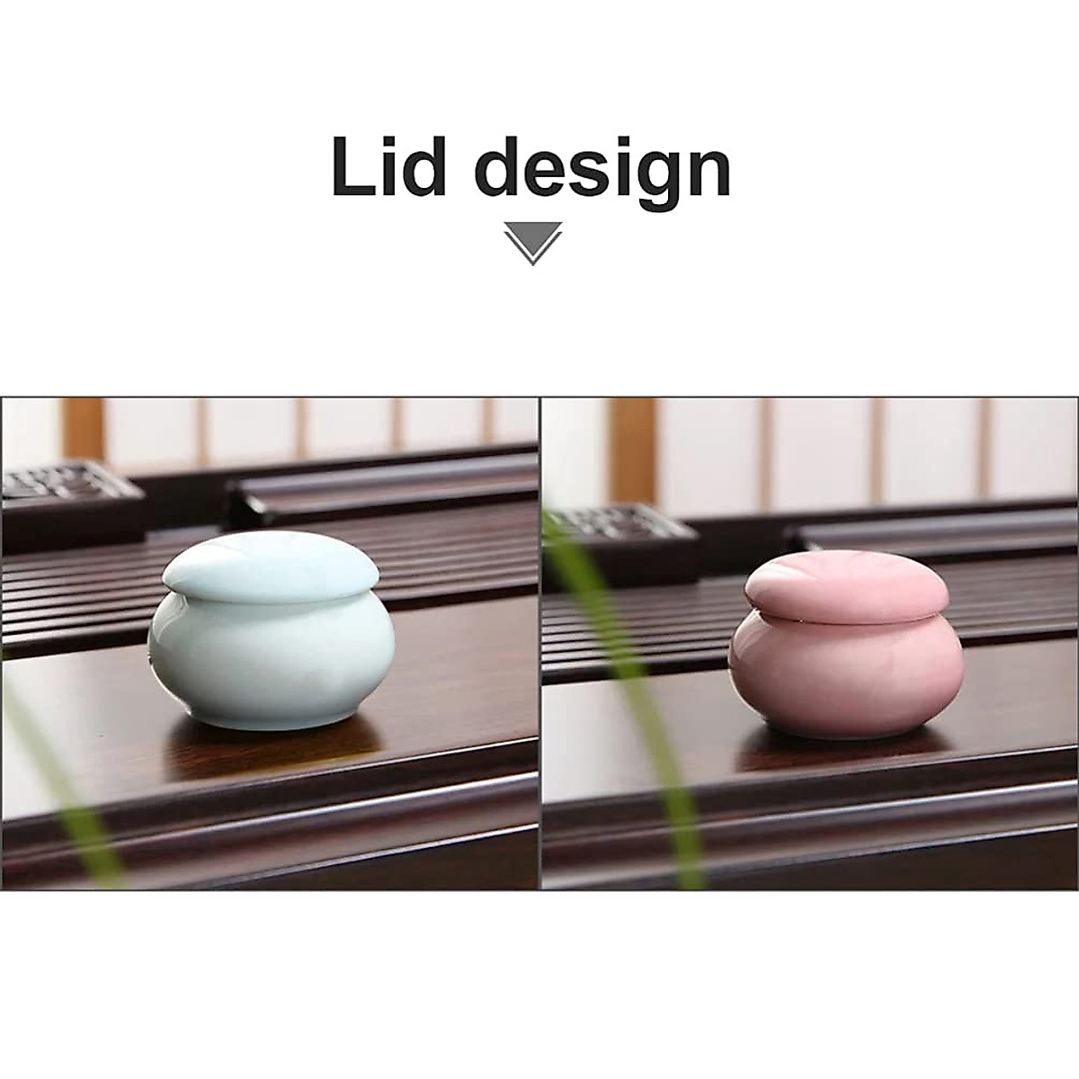 FOMIYES 3pcs Lipstick Jar Cosmetic Sample Jar Empty Cosmetic Jars Containers with Lids Porcelain Lotion Jar Mini Rouge Jar Cosmetic Containers Cosmetics Jar Travel Size Small Ceramics