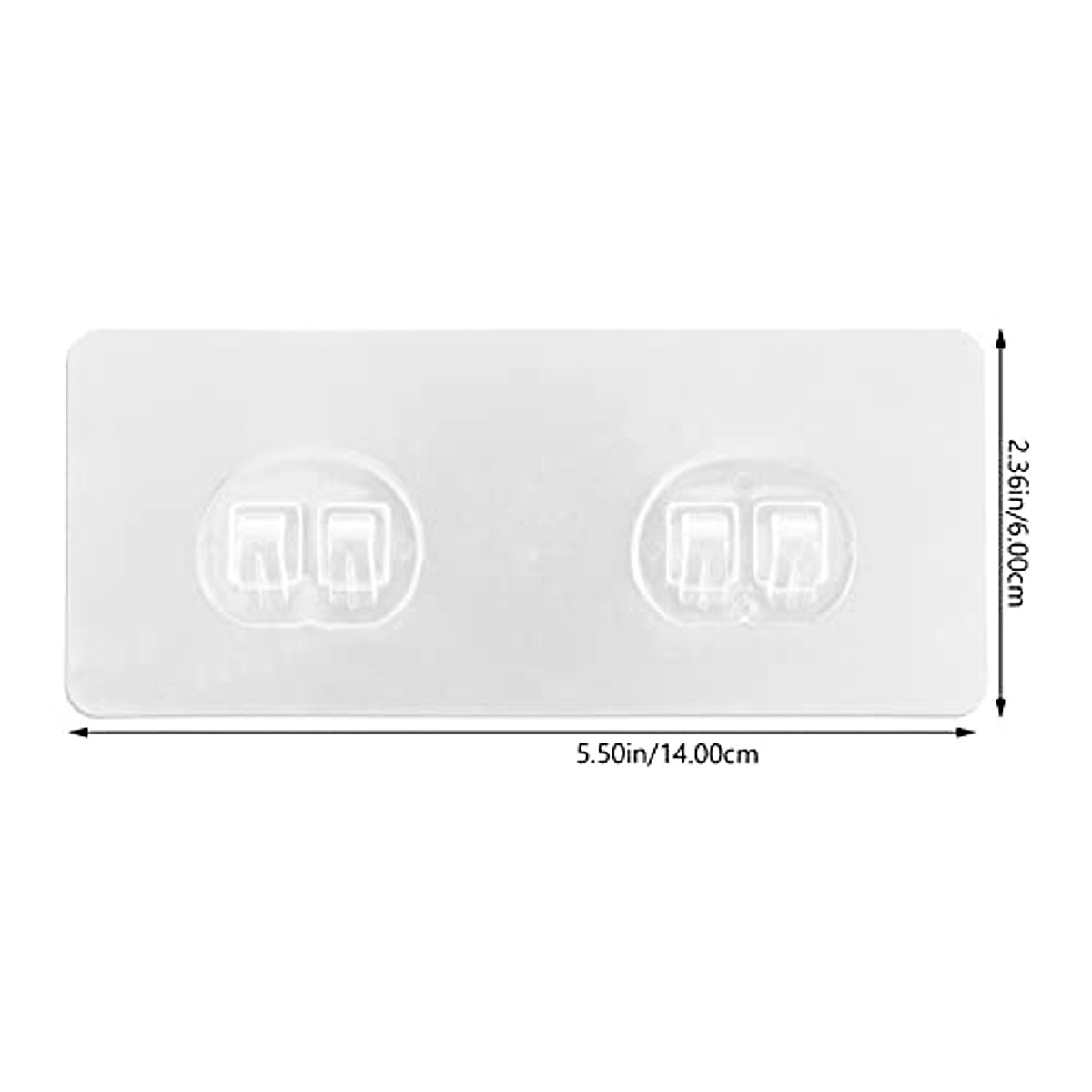 10Pcs Shower Corner Shelf， Punch Sticky Hook，Sticky Hook for Bathroom Organizer， Adhesive Hooks Strong Sticky Hooks for Shower Shelf Basket（Clear
