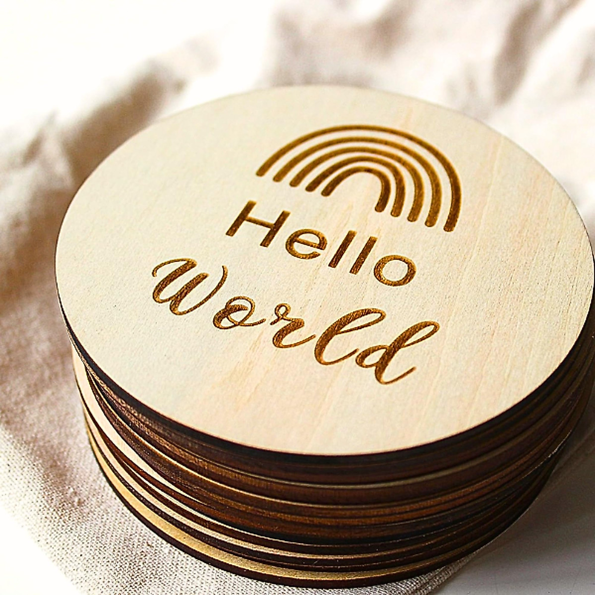 NICU Milestone Cards | NICU Mom Gifts | Nicu Baby Essentials | NICU Milestone Cards boy | Beautifully Handcrafted Natural Wood | NICU Baby Milestone Signs | Gender Neutral