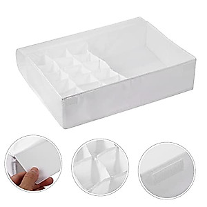 CAXUSD Underwear Storage Box Dresser Drawers Hanging Drawers for Closet Plastic Containers Storage Boxes with Lids Storage Bags for Clothes Cloth Socks Organizer Bra Organizer Panties