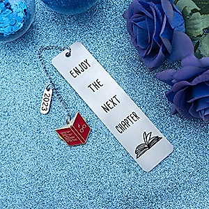 Graduation Gifts for Her Him Class of 2023 Gifts for College Highschool Graduation Gifts for Teen Girls Boys Friends Son Daughter-Enjoy The Next Chapter Inspirational Gifts Bookmarks for Women Men