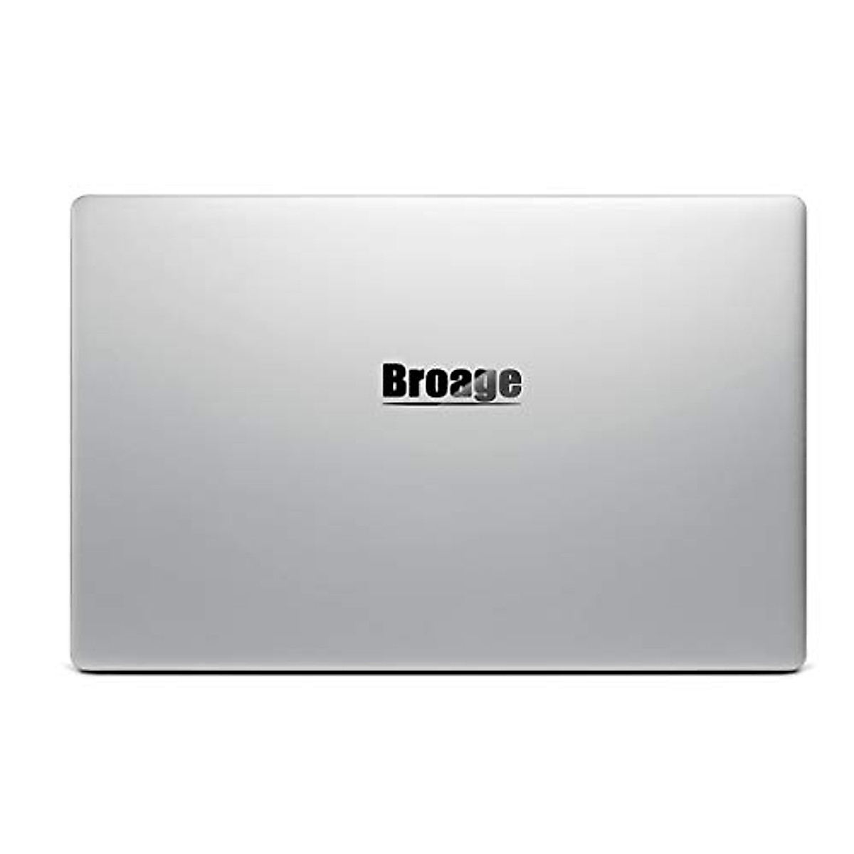 BROAGE 15.6" FHD Lightweight Laptop Computer, Intel Celeron N4020 up to 2.8GHz, 4GB RAM, 64GB eMMC, WiFi, Bluetooth, USB 3.0, HDMI, Webcam, Microphone, Silver, Windows 10 Home, Online Class Ready