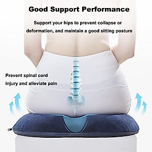 Donut Pillow Hemorrhoid Seat Cushion for Office Chair, Premium Memory Foam Chair Cushion, Ventilate Chair Chair Cushion for Pregnant Women, for Office/Car/Wheelchair/Home