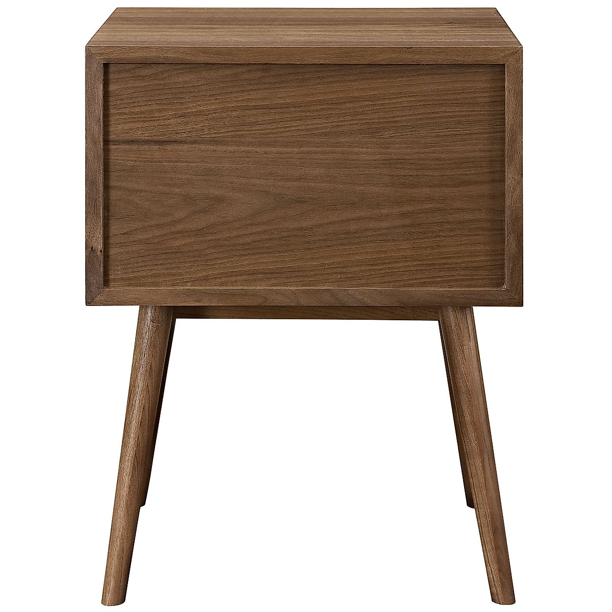 Modway Dispatch Nightstand, Walnut, Twin