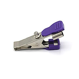 EKG Clip,Universal EKG/ECG Veterinary Alligator Electrode Clip, Reusable Limb Clip Clamp Adapters for Electrode Resting Tabs, Snap Pinch Needle Banana Package of 5