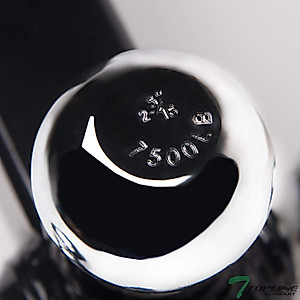 Universal 3-in-1 Rear Bumper Trailer Tow Hitch Loaded Tri-Ball Mount with Pin & Clip Kit Compatible with 2" x 2" Towing Receiver Tube