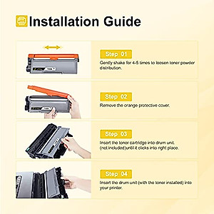 TN660 TN630 Higher-Yield SHEENGO Compatible Toner Cartridge Replacement for Brother TN660 TN-660 for HL-L2340DW HL-L2300D HL-L2380DW MFC-L2700DW L2740DW DCP-L2540DW Printer(TN6602PK) up to 2,600 Pages