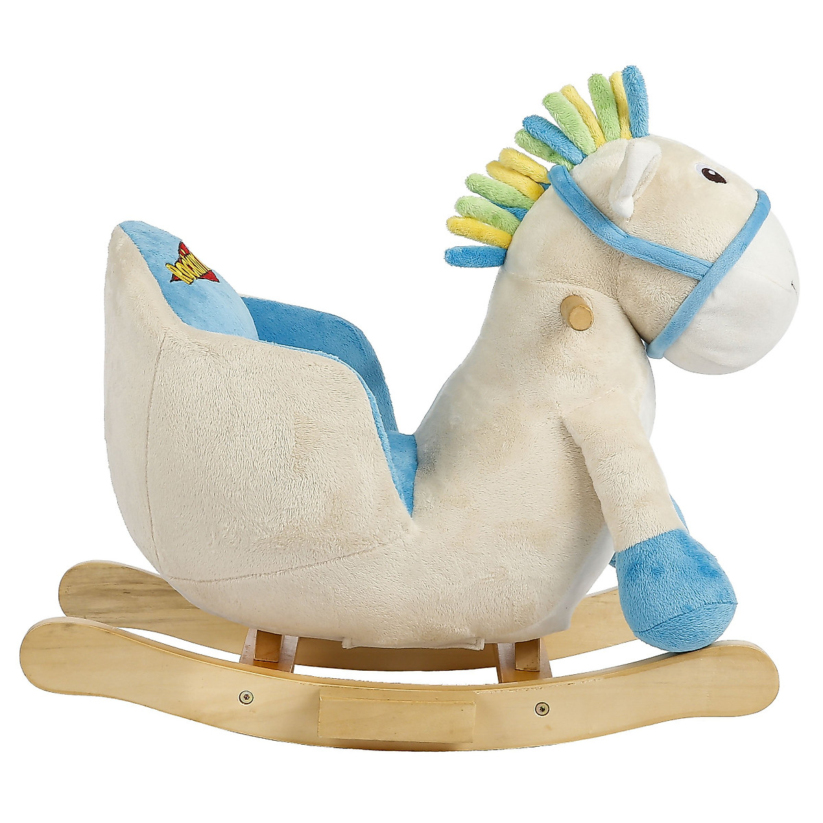 Rockin' Rider Tickles Baby Rocker Ride On Blue, Large