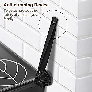 GREENSTELL Cube Storage Organizer, 9-Cube Closet Organizer with Doors, DIY Plastic Storage Cubes Organizer, Modular Storage Cabinet Book Shelf Shelving for Bedroom, Living Room, Office Black