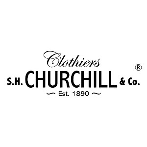 S.H. Churchill & Co. Men's Adjustable Satin Cummerbund - Black