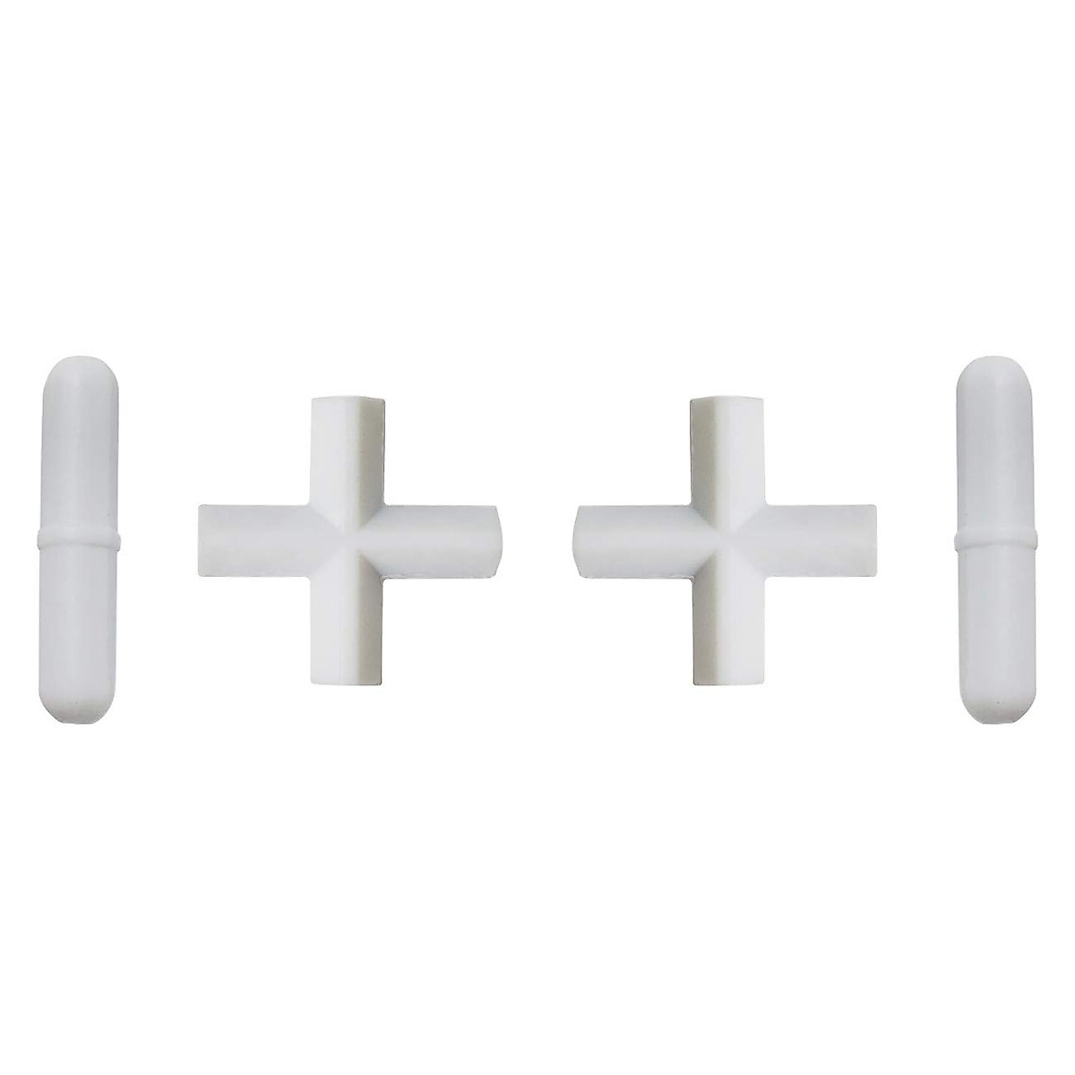 4pcs Large PTFE Stir Bars for Magnetic Stirrer Mixer (2 of Cross Type 38mm x 11mm, 2 of Straight Type 50mm x 10mm)
