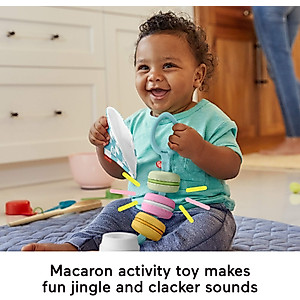 Fisher-Price Baby Bakery Treats Gift Set, 3 Food-Themed Baby Toys and teether for Infants Ages 3 Months and up