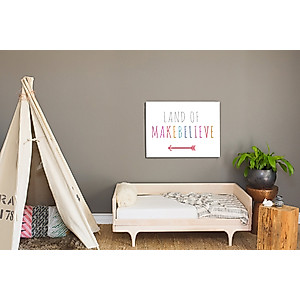 Land of Makebelieve 14x11 Wall Art Print for Boys, Girls or Baby's Room, Nursery Decor, Perfect for a Playroom or Classroom, Gender Neutrall