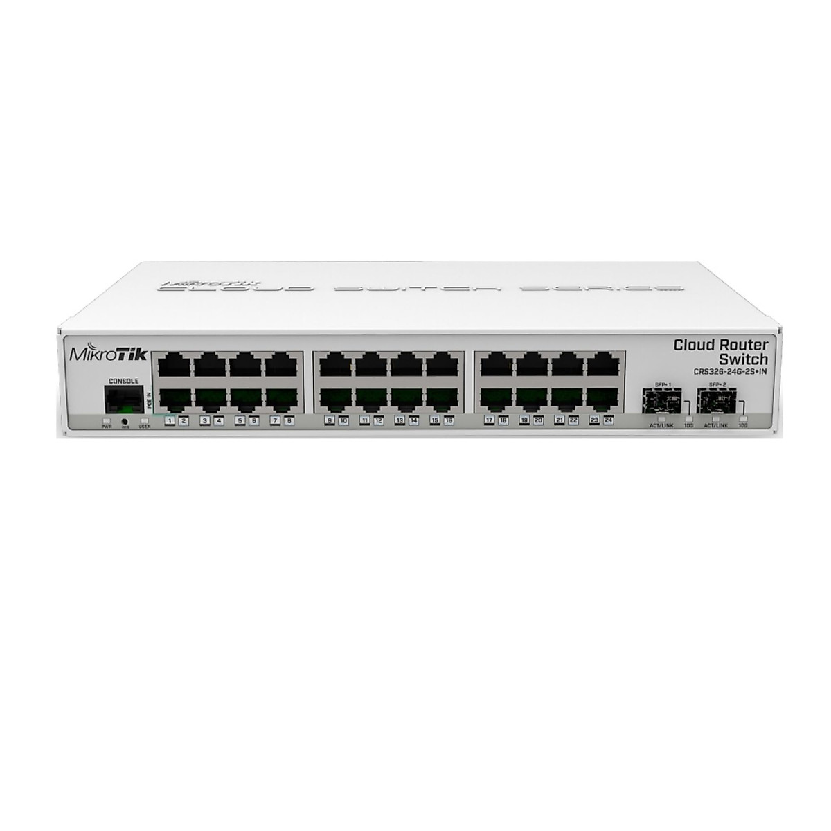 Mikro Tik Mikrotik CRS326-24G-2S+in Cloud Router Switch with 24x Gigabit Ports and 2X SFP+ Cages
