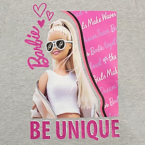 Barbie Shirts for Girls | Official Merch | Inspirational Girl Tshirt Grey 10