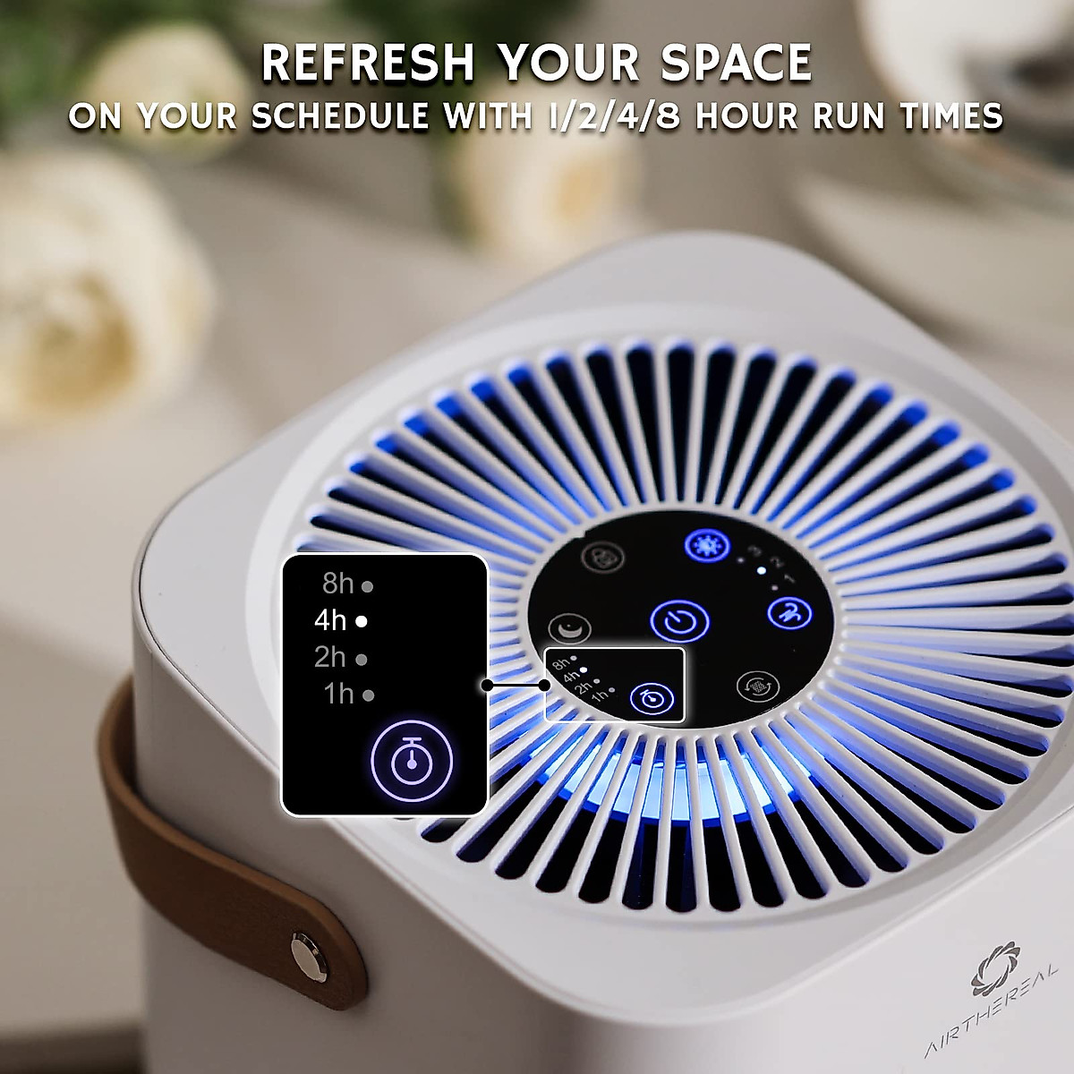 Airthereal Bundle | ADH70 HEPA Air Purifier for car, bedroom, officie and study room desktop and 1-Pack Spare Replacement Filter, Day Dawning