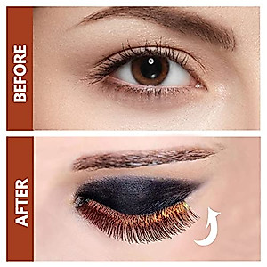 Copper Mascara Eyes Makeup Lengthening Waterproof Volumizing Curling Defining Brown Best Natural Hypoallergenic Colored - Cruelty Free