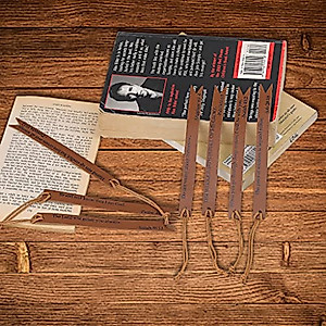 ZIZZON Christian Bible Verses Leather Bookmarks Handmade Page Markers Inspirational Christian Gift for Men Women Book Lovers 16 Pieces