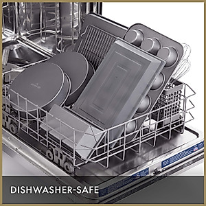 Calphalon Nonstick Bakeware Set, 10-Piece Set Includes Baking Sheet, Cookie Sheet, Cake Pans, Muffin Pan, and More, Dishwasher Safe, Silver