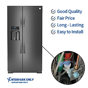 Enterpark IMV-708 W10408179 4389177 (Original Version) for Whirlpool Kitchenaid Kenmore Refrigerator Kitchenaid Refrigerator Water Valve by Robertshaw Replace AP5263471 W10408179VP PS3497634