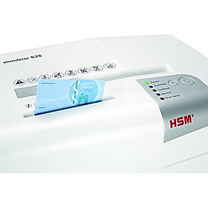 HSM shredstar S25 Strip-Cut Shredder; Shreds Up to 25 Sheets; 6.9-Gallon Capacity Shredder, White
