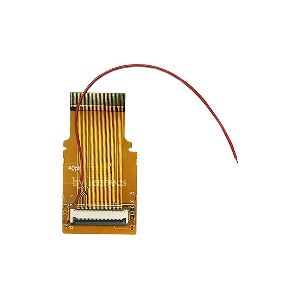 Lenboes Replacement GBA SP AGS-101 LCD Screen Backlit Adapter Mod 40 Pin Ribbon Cable for Nintendo Gameboy Advanc with Opening Tools (40 Pin)