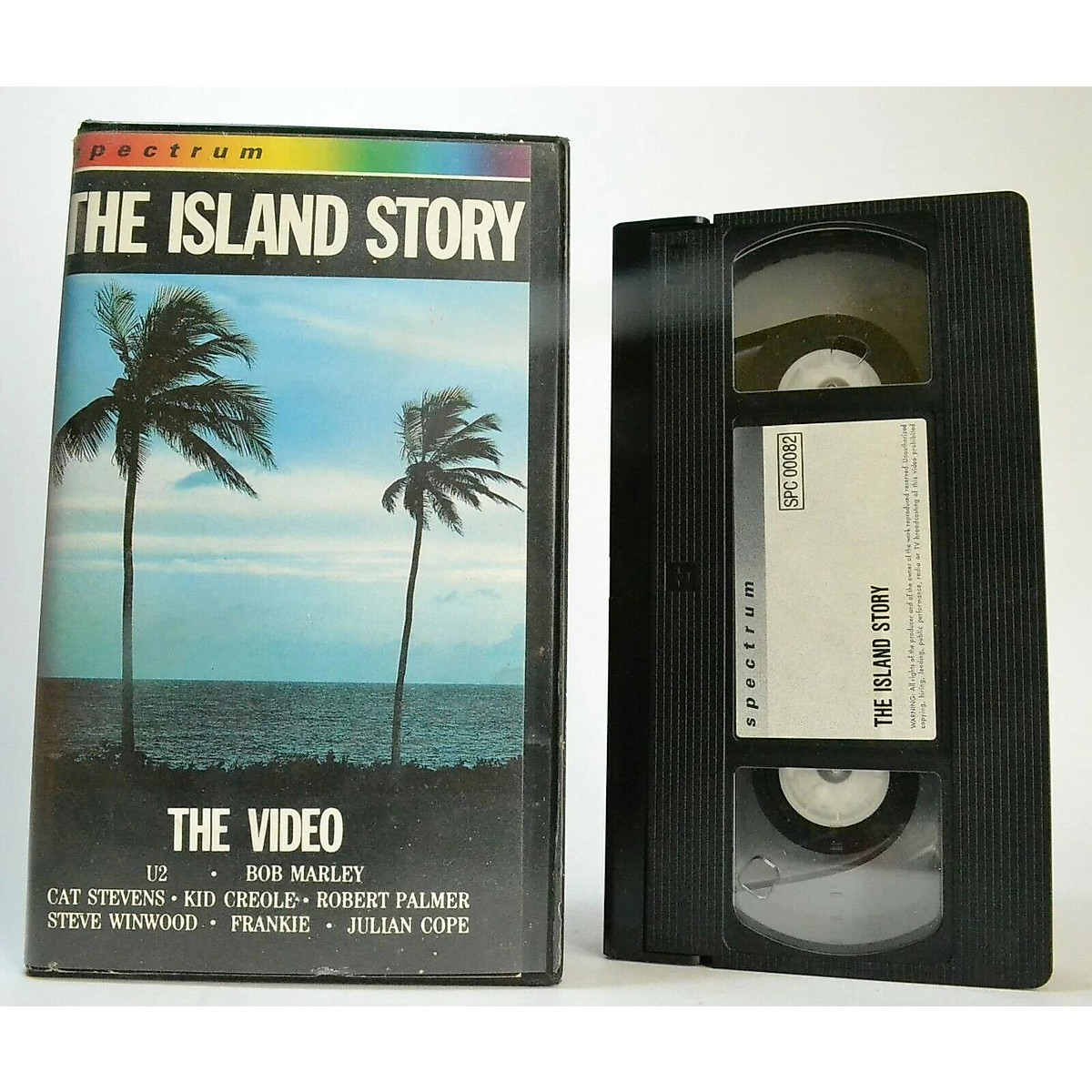 The Island Story [Spectrum]: U2 - Bob Marley - Cat Stevens - Robert Palmer - VHS