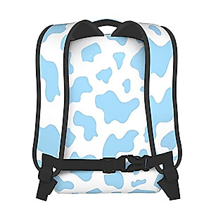 ASYG Cow Printed Backpack Cute Laptop Backpack Tablet Travel Picnic Bag Cute Laptop Bag