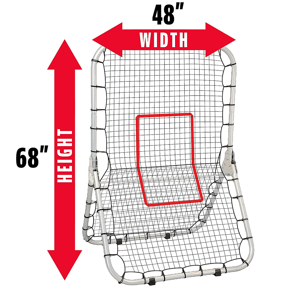 Franklin Sports MLB Pro Baseball Rebounder Net - Baseball + Softball Pitchback Net + Fielding Trainer - Bounce Back Net for Fielding + Throwing Practice