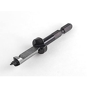 Star M CM-41X085 8.5mm Mushroom Hex Shank Drill Auger Bit with Stop Collar Single Spur and Cutting-Edge Open Flute Design