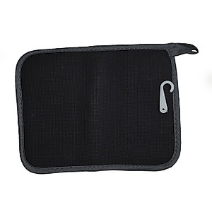 The Spotted Moose Kitchen Linen Set Grey/White 6 Piece Bundle – 2 Dish Towels, 2 Dishcloths, 1 Neoprene Potholder, and 1 Oven Mitt