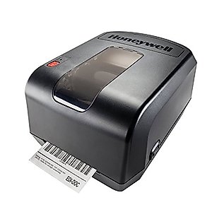 Honeywell PC42TWE01312 PC42t Printer, Latin Fonts, USB, Serial, US PC, Ethernet, 1' Core, Raw Black