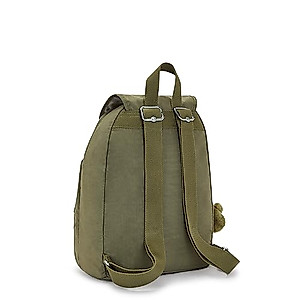 Kipling Women's Queenie Backpack, Adjustable Backpack Straps, Monkey Keychain, Key Clasp, Top Carry Handle