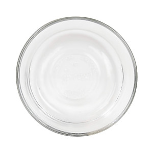 Pyrex (2 7200 2 Cup Glass Dishes & (2) 7200-PC 2 Cup Orange Lids Made in the USA