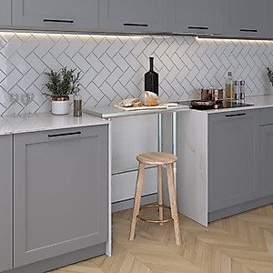 14 in. x 30 in. Open Base Stainless Steel Work Table | Residential & Commercial | Food Prep | Heavy Duty Utility Work Station | NSF