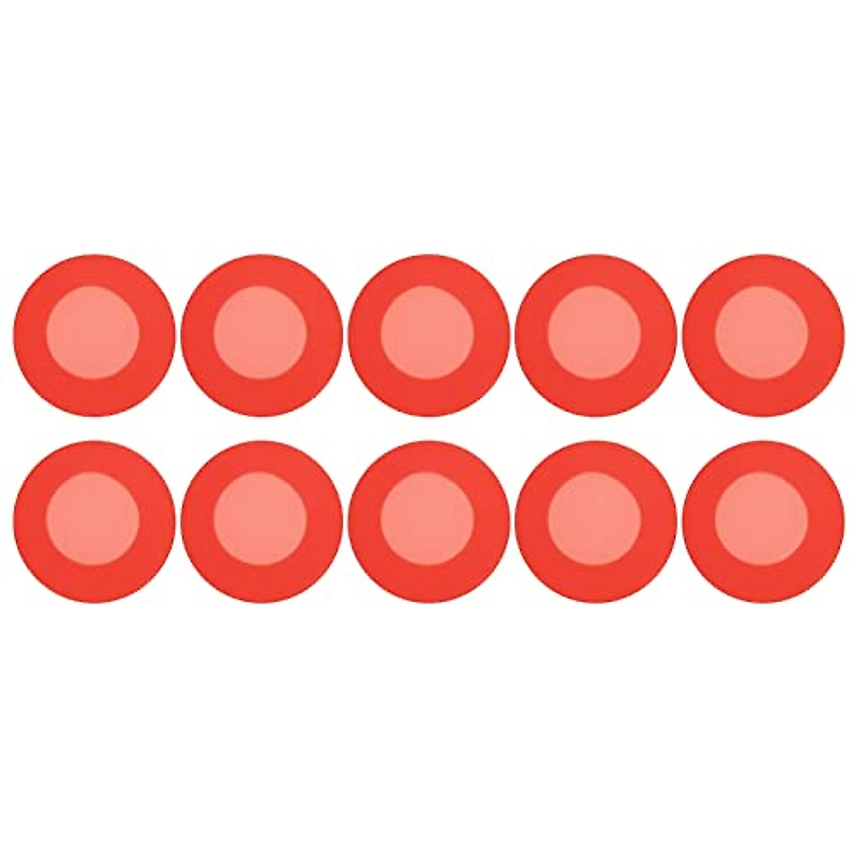 POPETPOP Stethoscope Covers 10pcs Stethoscope Cover Replacement Stethoscope Spare Kit Stethoscope Accessories Bell Cover Replacement Stethoscope Cardiology for Stethoscope Red