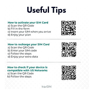 travSIM Canada SIM Card | Uses the T-Mobile Network | 5GB mobile data | Free roaming USA & Mexico | SIM Card for Canada Travel has unlimited national calls & texts | SIM Card for Canada Travel 10 days
