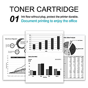 (3,000 Pages High Yield) TN730 Toner Cartridge Black Replacement for Brother TN-730 MFC-L2710DW MFC-L2750DW DCP-L2550DW HL-L2350DW HL-L2370DW HL-L2390DW Printer Toner, TN7301PK