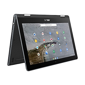 Asus Chromebook Flip C214 C214MA-YZ02T-S 11.6" Touchscreen Rugged Chromebook - HD - 1366 x 768 - Intel Celeron N4020 Dual-core (2 Core) 1.10 GHz - 4 GB RAM - 32 GB Flash Memory - Dark Gray, Black