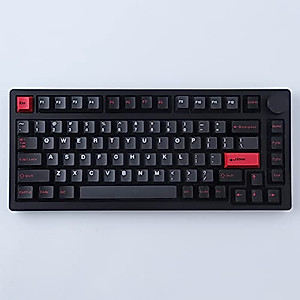 Hyekit Keycaps 172 Keys Custom Keycaps Double Shot ABS Keycap Set 6.25u 7u Cherry Profile for Cherry Gateron MX Switches Mechanical Keyboard (Evil Dolch)