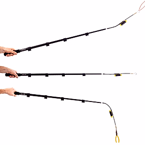 FERRET STICK – 55” (140cm) Lightweight Aluminum Lockable Section Extension Rod - Compatible with all Ferret Inspection Cameras