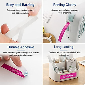 5-Pack Replacement for Brother Label Maker Tape TZe-MQG35 MQP35 MQF31 MQ531 MQE31 P Touch Label Tape 12mm 0.47 Laminated for P-Touch PTD210 PTH110 PTD400