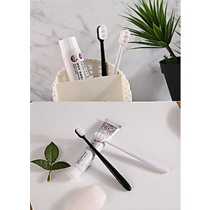 Extra Soft Toothbrush, Ultra Soft-bristled Adult Toothbrush Micro nano 12000 Floss Bristle Good Cleaning Effect for Sensitive Teeth Oral Gum Recession(2 pcs)